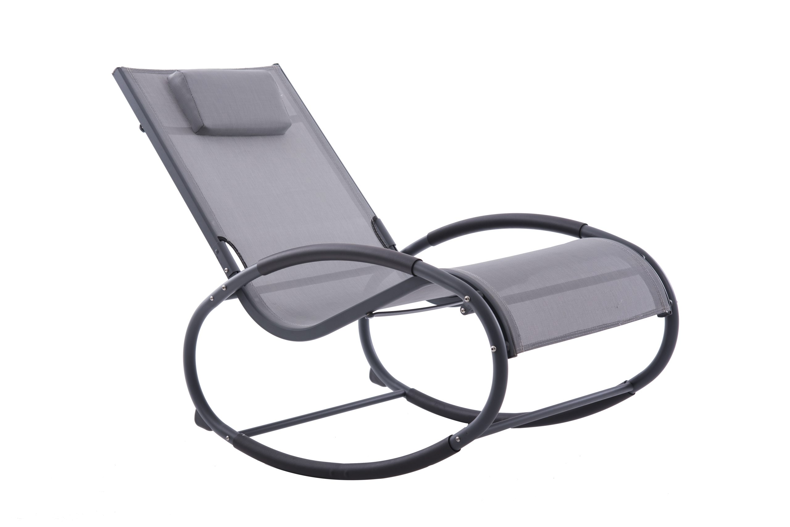 Wave Rocker - Aluminium - Grey on Matte Black - Sleepy Hammock