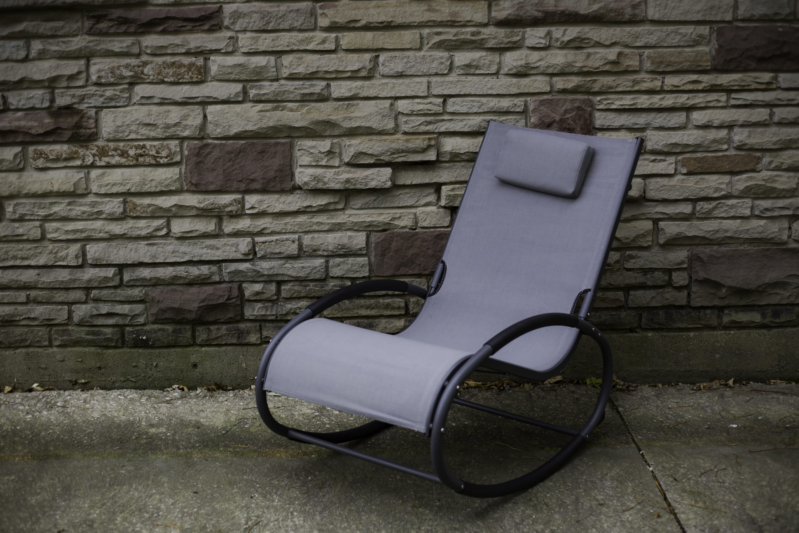 Wave Rocker - Aluminium - Grey on Matte Black - Sleepy Hammock