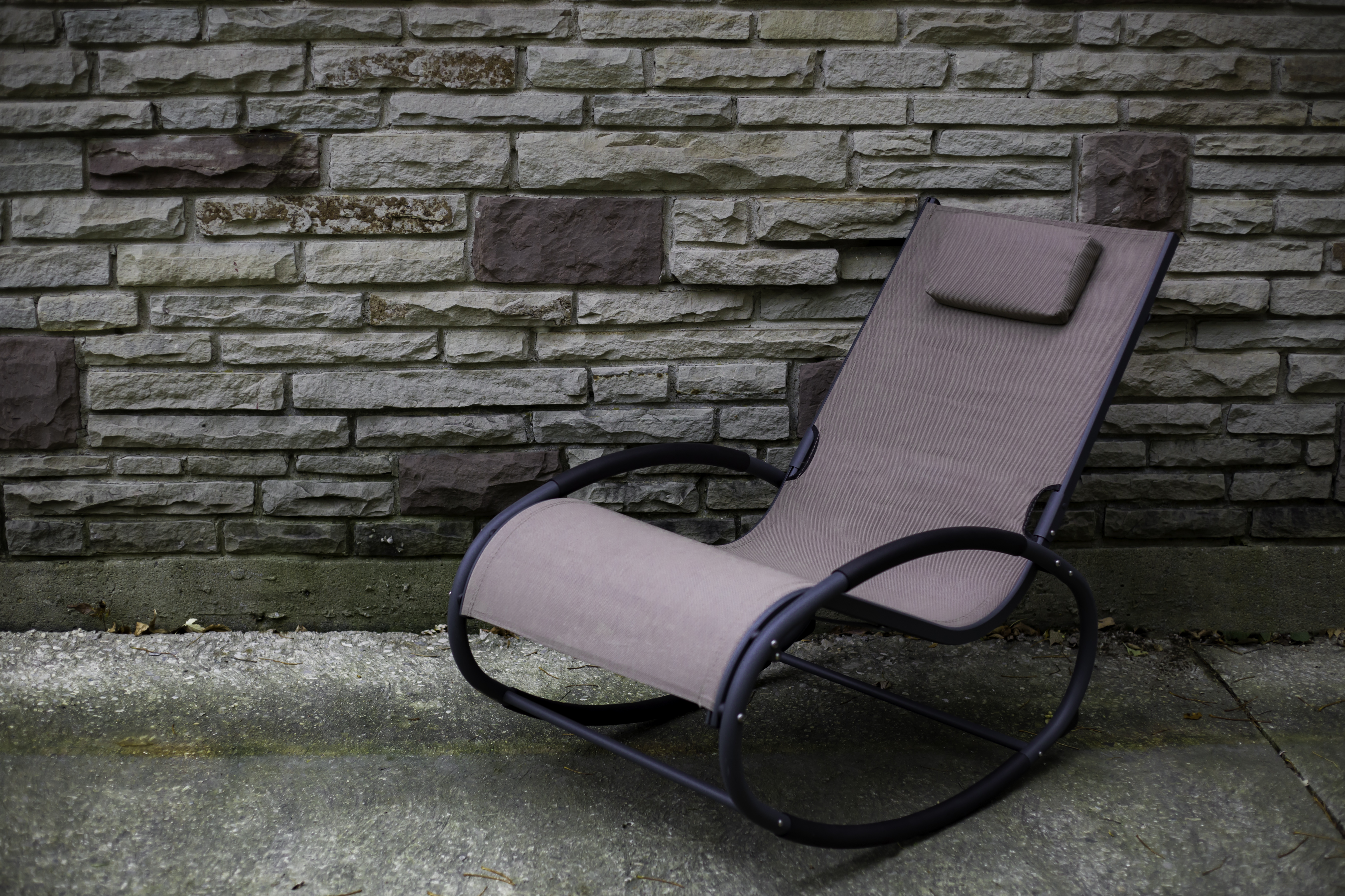 Wave Rocker - Aluminium - Macchiato on Matte Grey - Sleepy Hammock
